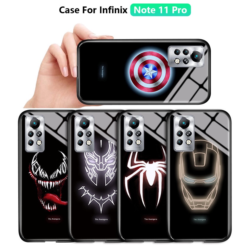 For Infinix Note 11 Pro/Note 11S Hot 11 Play 11S Luminous Marvel Phone ...