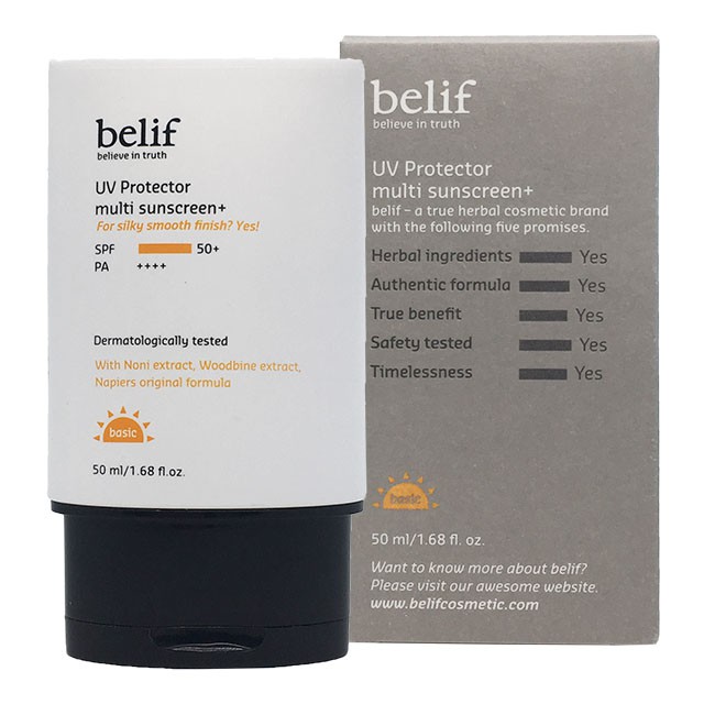BELIF UV Protector Multi Sunscreen Plus (50ml) SPF50+/PA++++ [Made in ...