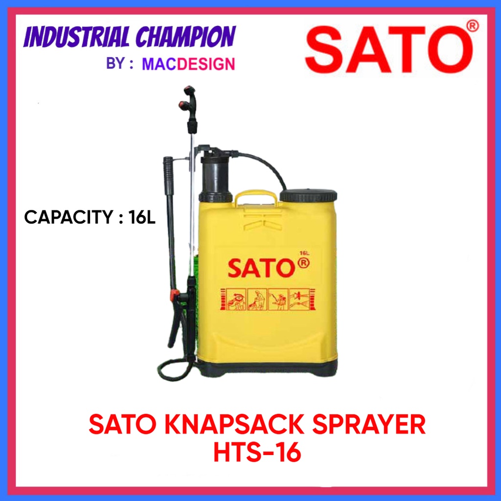 SATO KNAPSACK SPRAYER HTS-16 / 36x19.5x48.5(cm) | Shopee Philippines