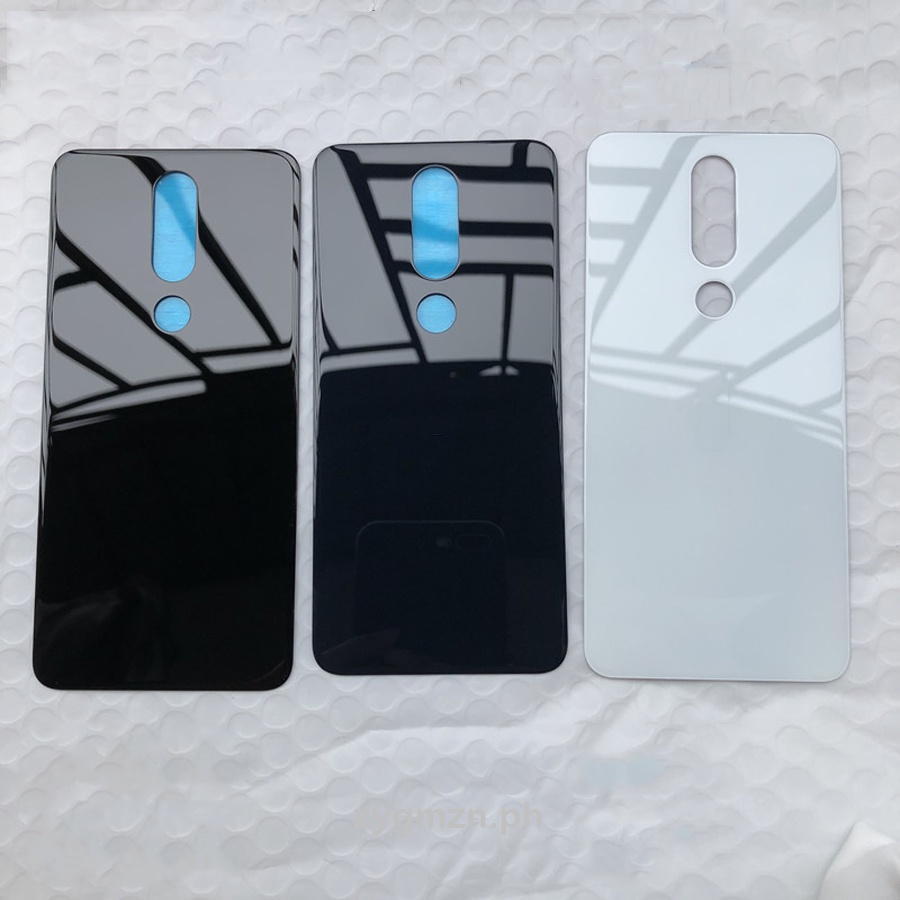 Back Glass Panel For Nokia X6 2018 6.1 Plus Battery Cover Rear Door ...