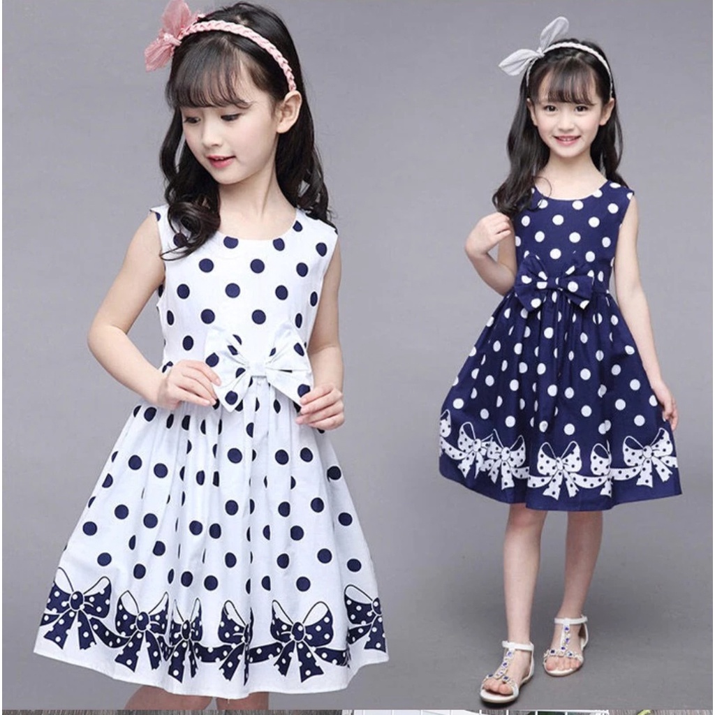 Kids polka ribbon | Fd KATTY kids' dresses | Polka dot children's Dress ...