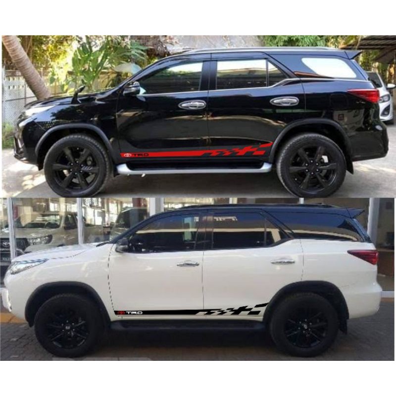 2pcs toyota fortuner trd design for side body decals sticker | Shopee ...