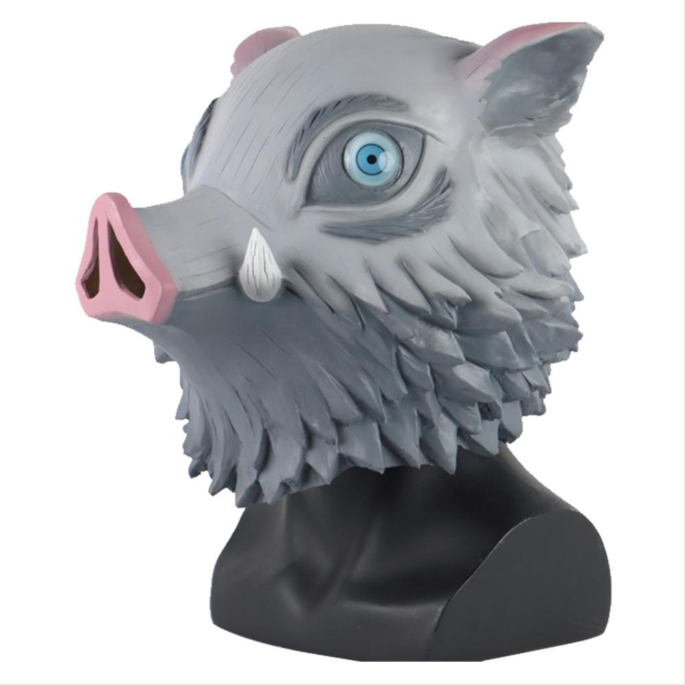 Fast delivery Demon Slayer Hashibira Inosuke Mask Cosplay Kimetsu no ...