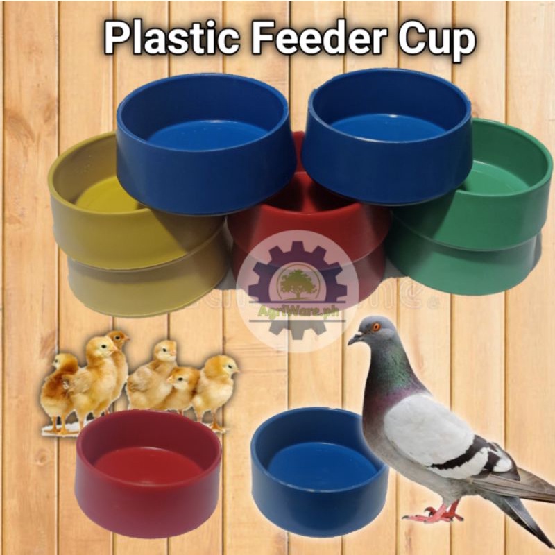 Feeder Bowl Plastic Pot round - MAKAPAL 11cm diameter -Pigeons, Birds ...