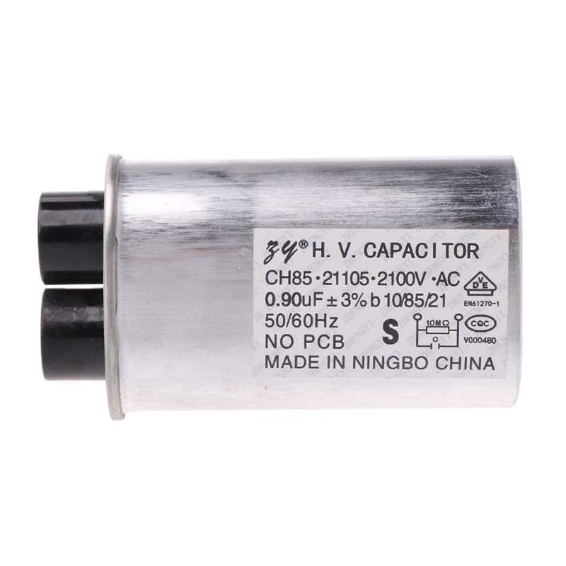 2100V Microwave Oven Voltage HV Capacitor 0.9uf 1uf Replacement ...