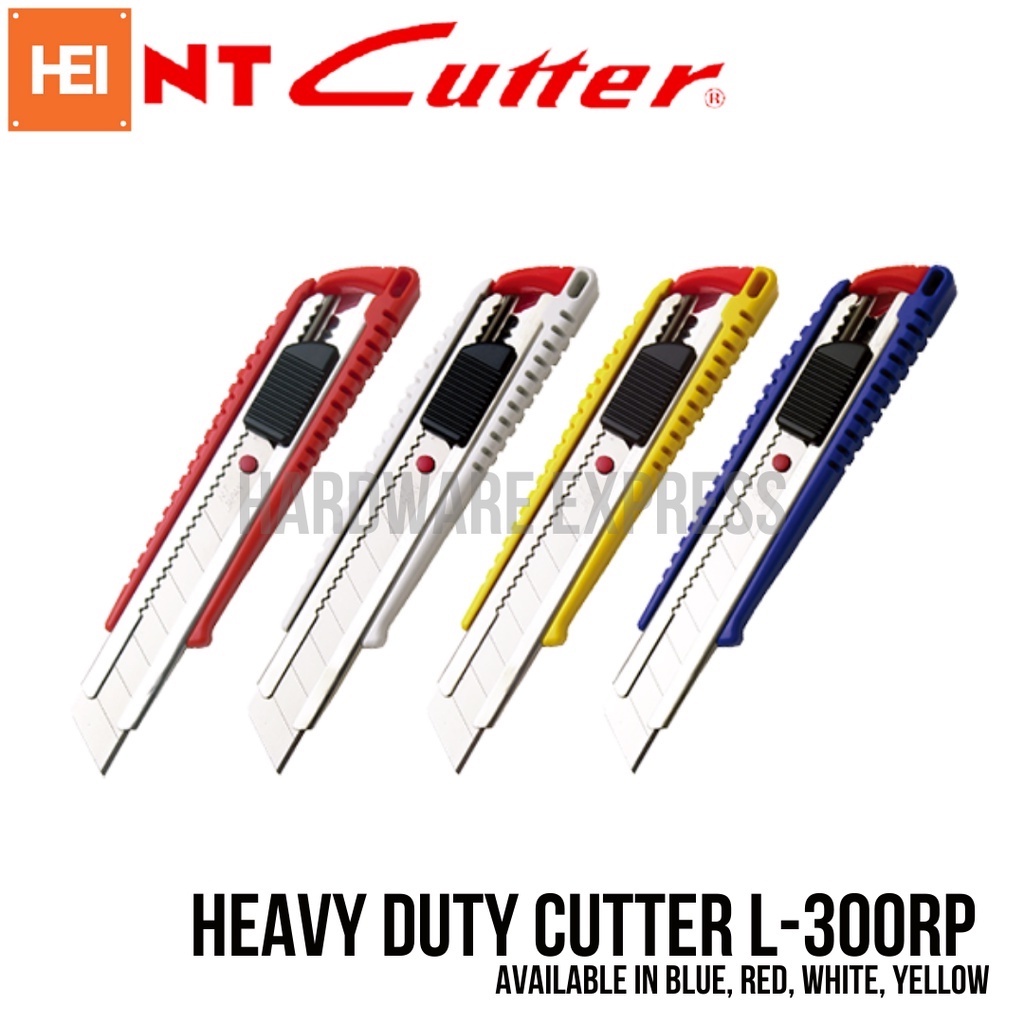 NT Cutter L-300RP Auto-Lock Cutter JAPAN RANDOM COLOR | Shopee Philippines
