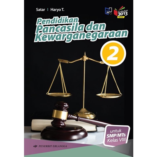 Revised PPKN book for SMP MTs class VIII 8 Erlangga | Shopee Philippines