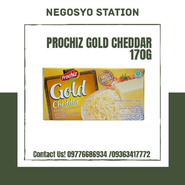 PROCHIZ GOLD CHEDDAR 170G | Shopee Philippines