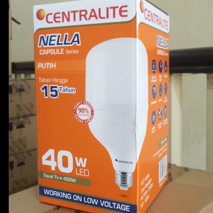 PUTIH CAHAYA Centralite LED T-Bulb CAPSULE Nella 40W - White Light (Wholesale) | Shopee Philippines