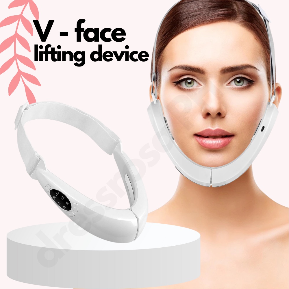 Hugis Bigas V-Face Lifting Beauty Device EMS Face BFR Slimming V-shaped ...