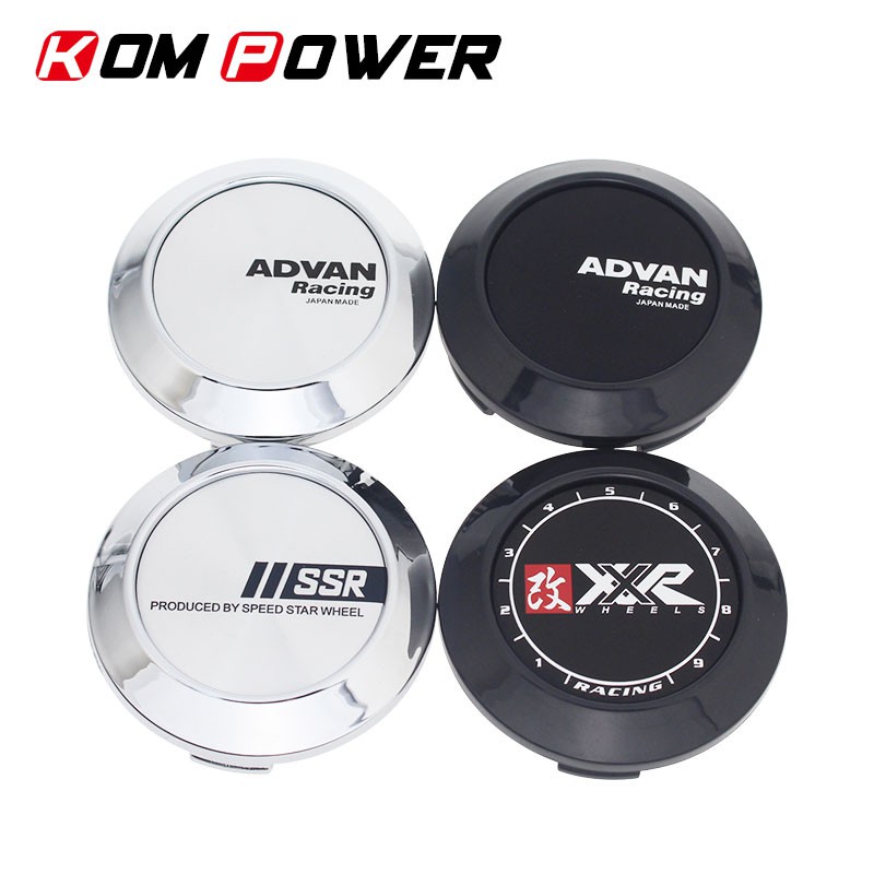 4pcs 64mm JDM advan racing wheel caps for rims xxr center center cap on ...