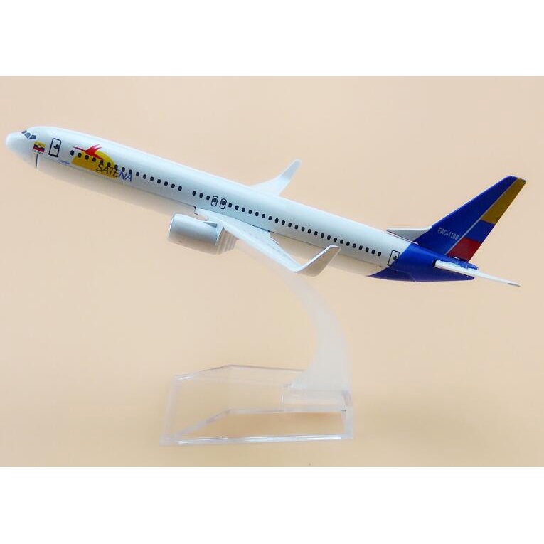 16cm Air Colombia SATENA Airlines Airplane Model Boeing 737 B737 800 ...
