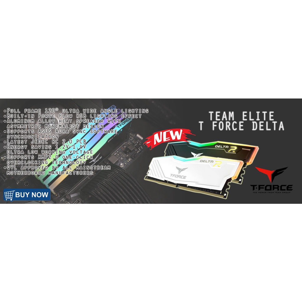 Tforce Delta RGB Ram 8GB 3200mhz | Shopee Philippines