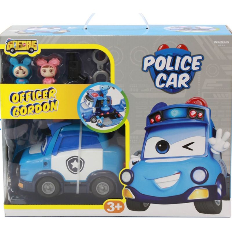 Gogo Bus Police Car Officer Gordon Playset | Shopee Philippines