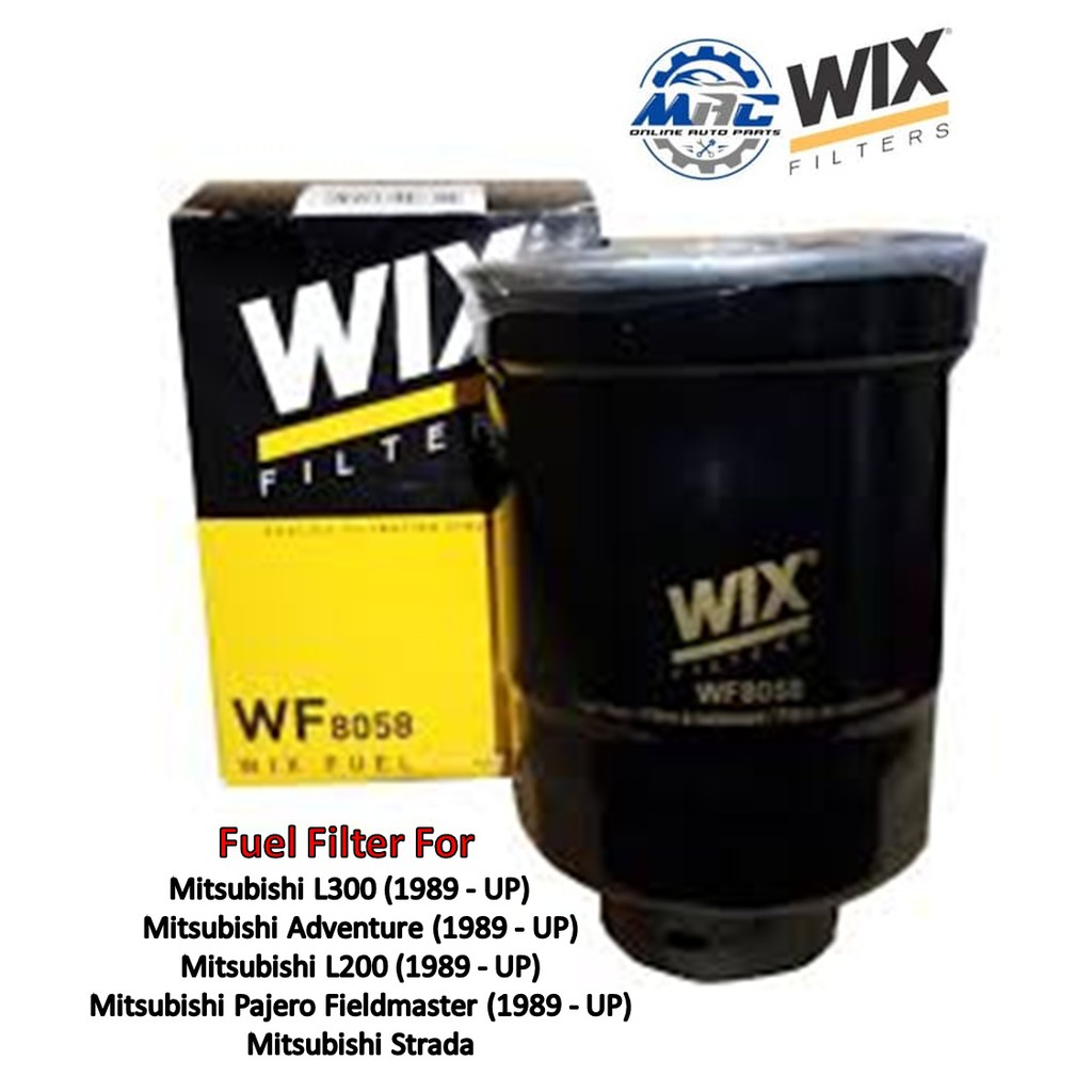 WIX Fuel Filter WF8058 / VIC FC-321 for Mitsubishi L300, Adventure ...