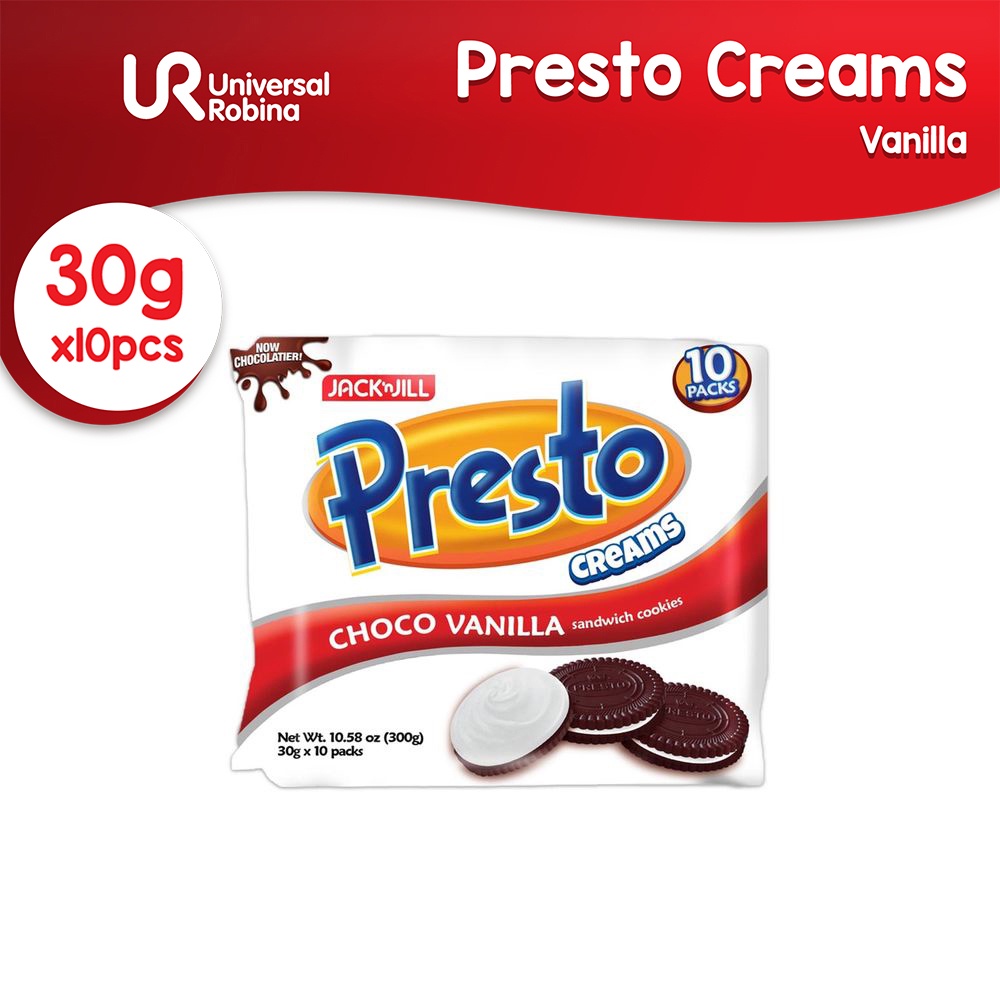 Presto Creams Vanilla (30g x 10) | Shopee Philippines