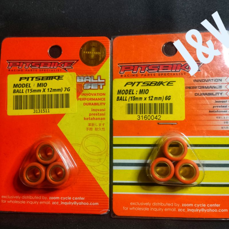 Pitsbike flyball Mio sporty 6g, 7g, 8g, 9g, 10g and 11g 3pcs | Shopee Philippines