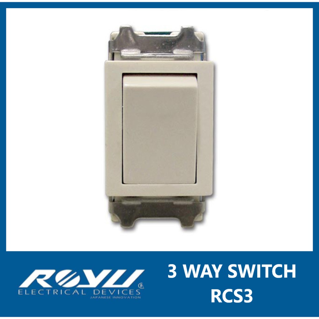 Royu RCS3 3-Way Switch 10A (Classic) | Shopee Philippines