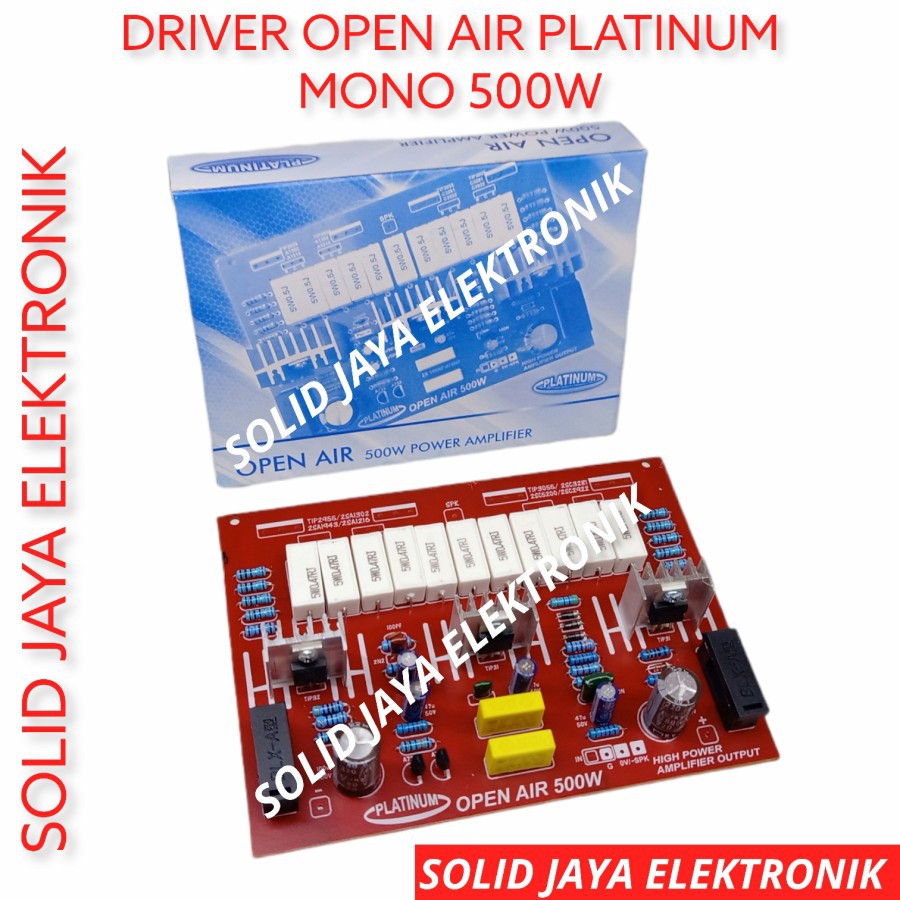 KIT DRIVER OPEN AIR 500W MONO PLATINUM AMP AMPLIFIER 500 WATT W PCB ...