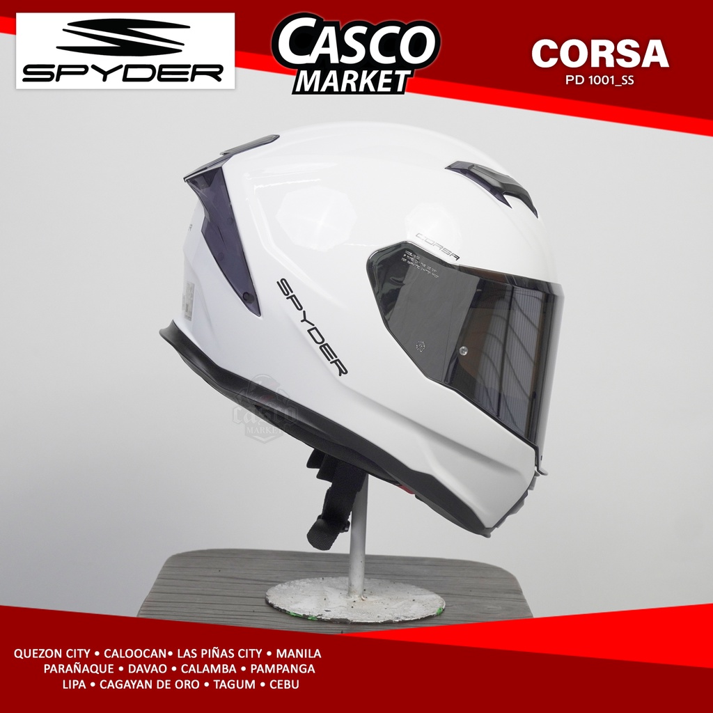 SPYDER SPY CORSA PD FULL FACE DUAL VISOR MOTORCYCLE HELMET | Shopee ...