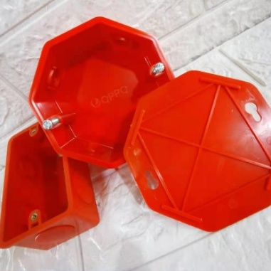 PVC Orange Junction Box / Utility Box/ cover/ With Cover | Shopee ...