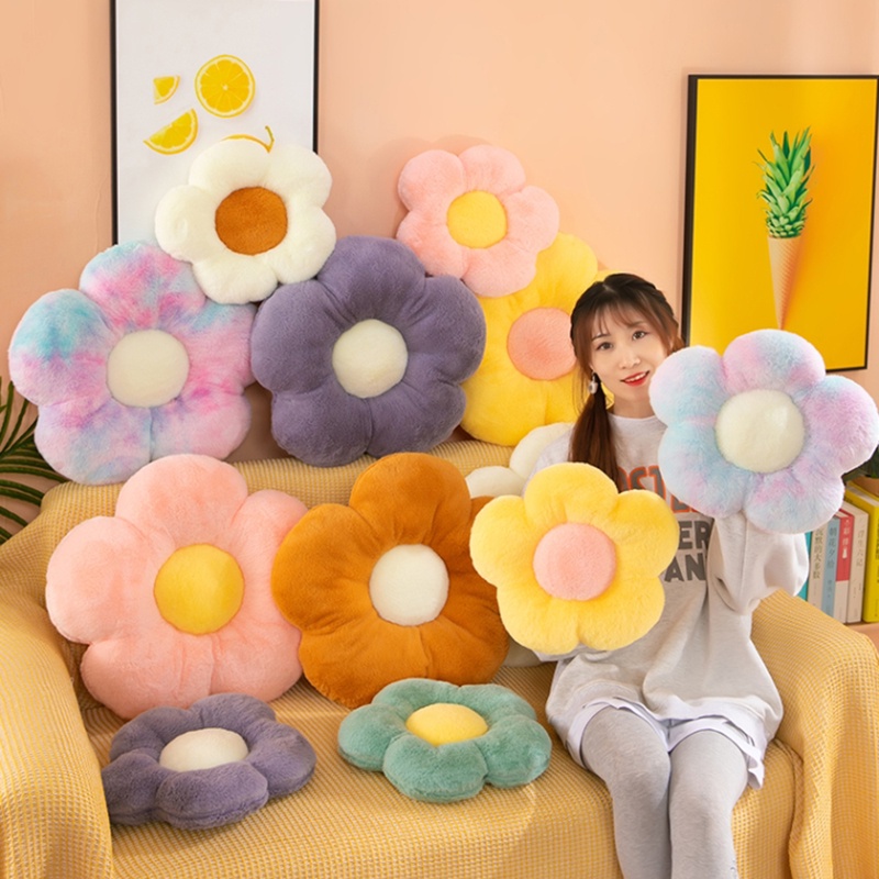 Ins Sunflower Pillow Throw Soft Seat Cushion Creative Office Pillow ...