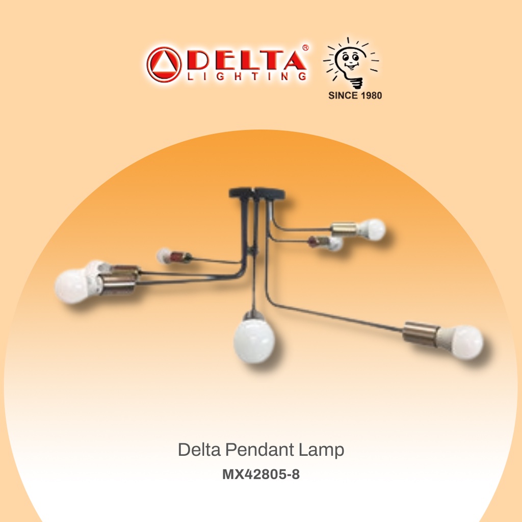 Delta Lighting Pendant Lamp MX42805-8 | Shopee Philippines