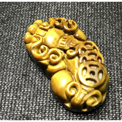 Tiger Eye Piyao Lucky Charm Pendant | Shopee Philippines