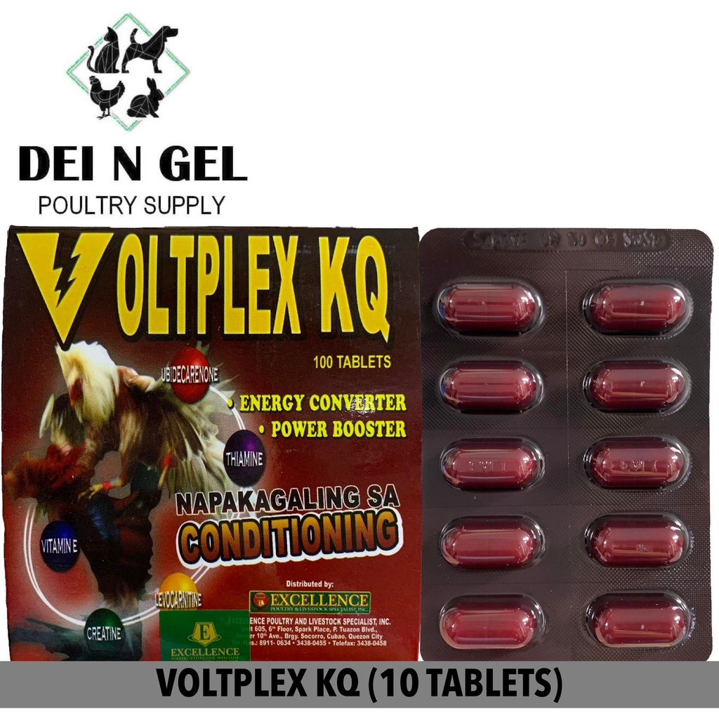 Voltplex KQ for Gamefowl (10 TABLETS) | Shopee Philippines