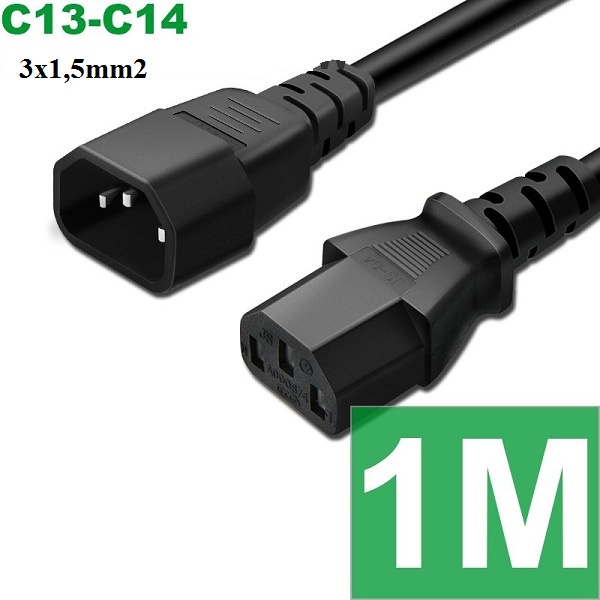 C13 C14 power cord length 0.3m, 1m, 1.5m, 1.8m, 2m, 3m copper core ...