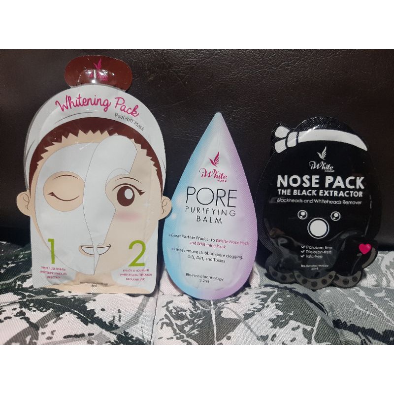 Iwhite Peel Off Mask Set | Shopee Philippines