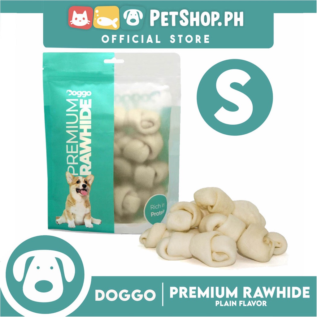 Doggo Premium Rawhide Plain Flavor (Small) | Shopee Philippines