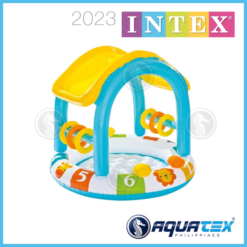 Intex 57123 Count with me Baby Pool 1.02m x 86cm with Sun shade ...
