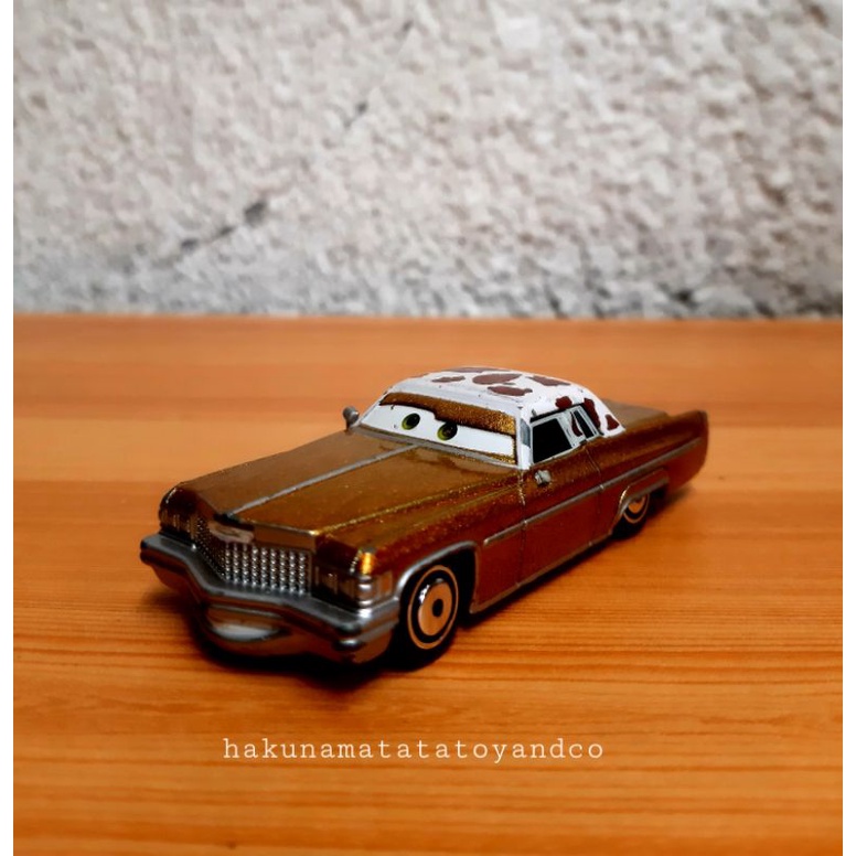 Cars Cadillac Coupe de Ville Tex Dinoco Mattel Disney pixar diecast ...