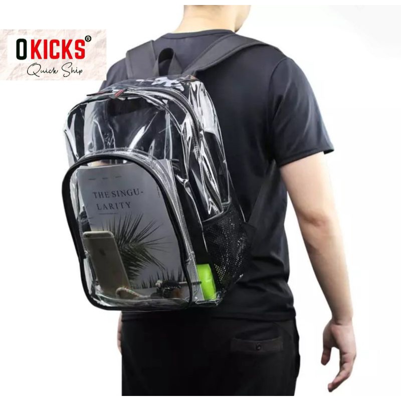 Clear Back bag Heavy duty back bag Multi purpose | Shopee Philippines