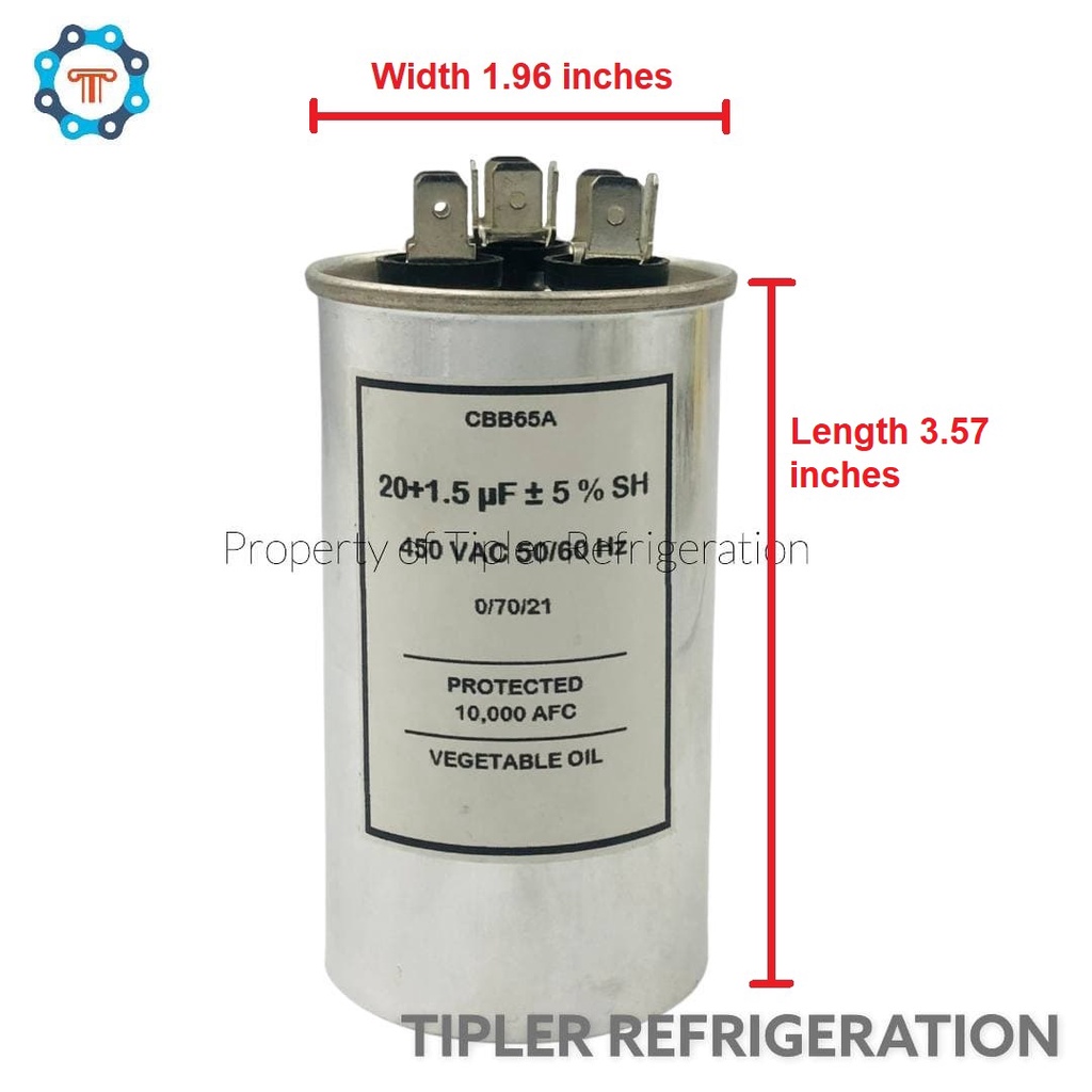 AIRCON DUAL CAPACITOR 20+1.5 UF | Shopee Philippines