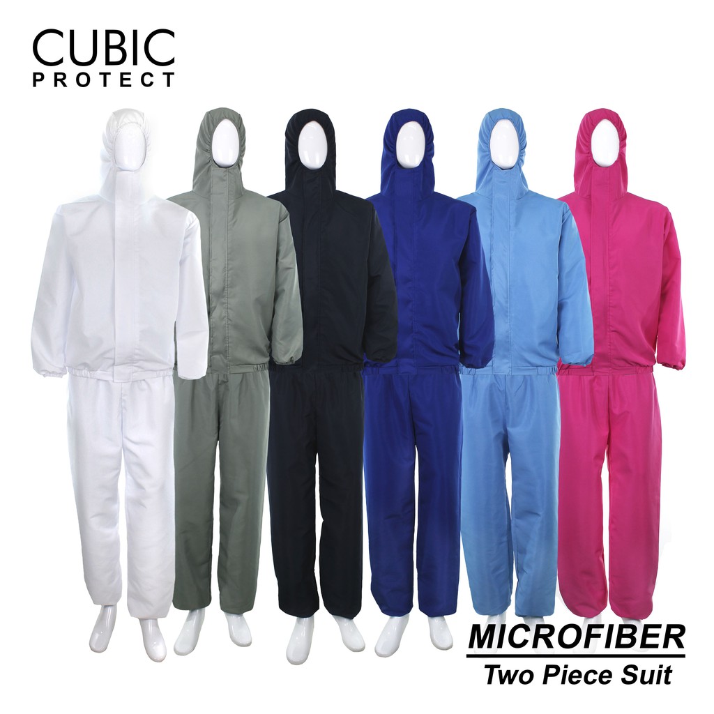 Cubic Protective Two Piece Suit Jacket and Pants Microfiber (Washable ...