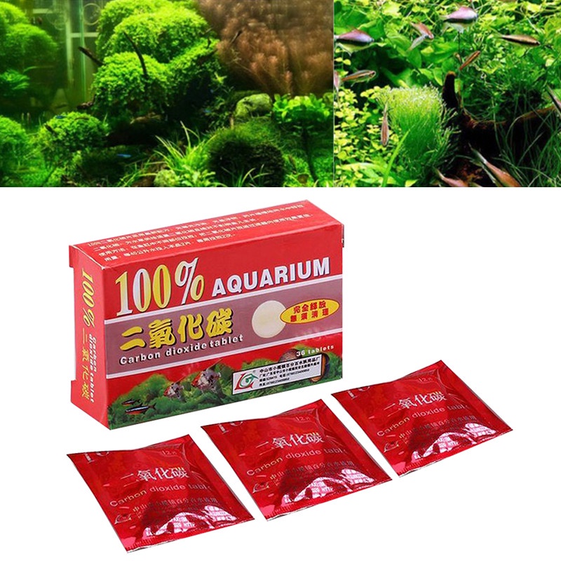 36pc Aquarium CO2 Tablet Carbon Dioxide Diffuser For Water Plant Grass ...