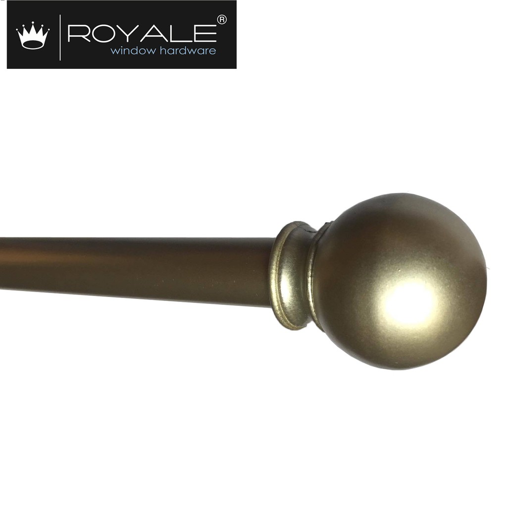Royale Curtain Ball Rod Silver 16mm 49"-85"ext. | Shopee Philippines