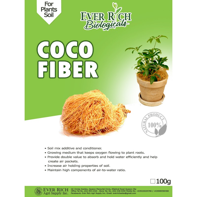 COCO FIBER-----Soil Medium Perfect for Orchids -----100g | Shopee ...