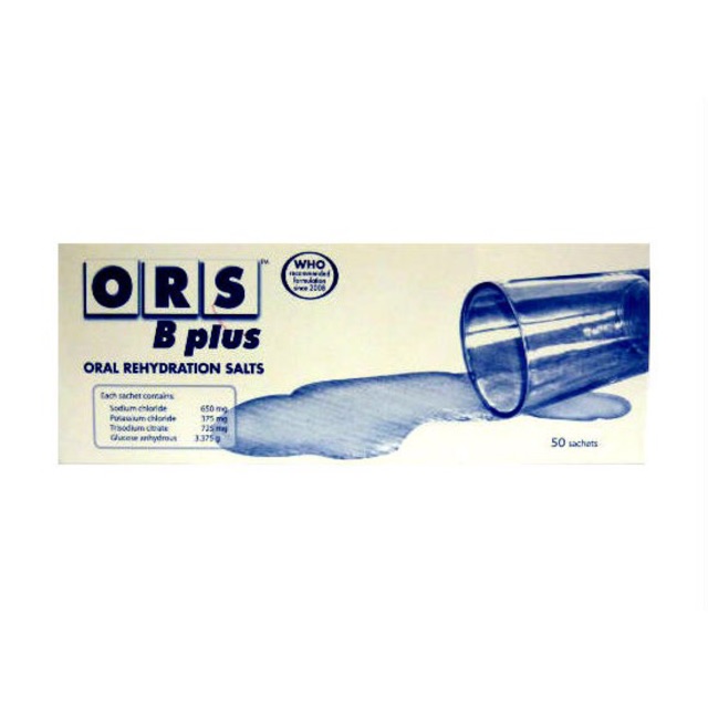 ORS B Plus Oral Rehydration Salts - Orange Flavour (50 Sachets ...
