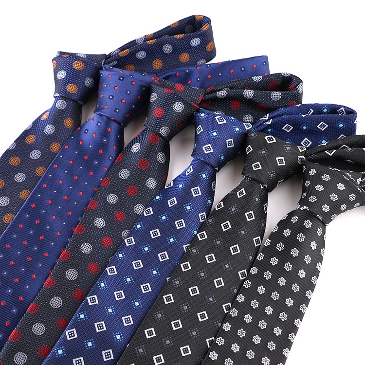 Luxury 7CM Classic Mens Ties Vintage Stripes Polka Dot Paisley Formal ...