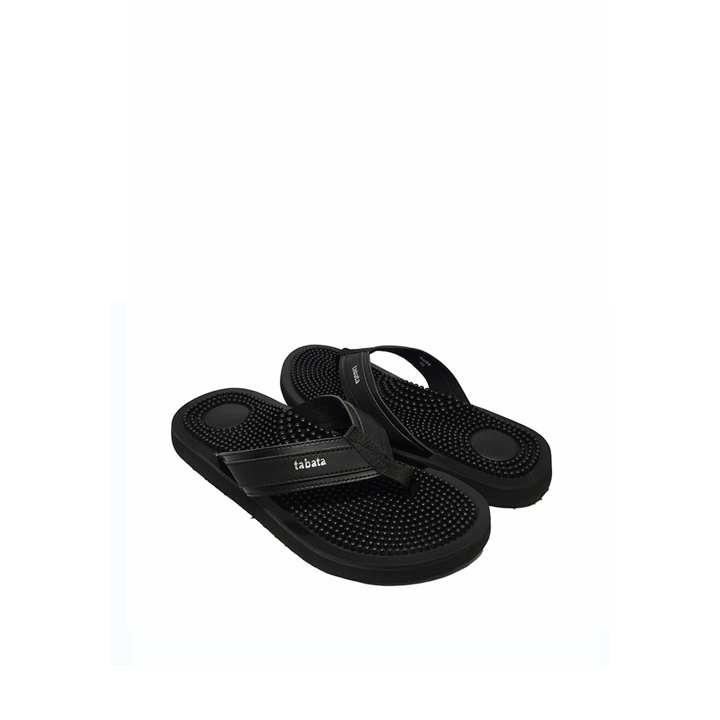 Tabata by Otto 11300043 Men's Reflex Massage Sandals in Black and Brown ...