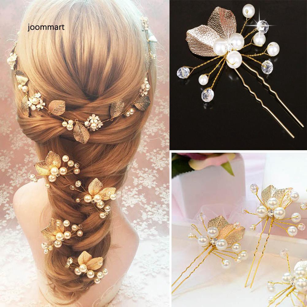 【JM】Women Ethnic Wedding Bridal Bridesmaid Decor Leaf Headpiece Hair ...