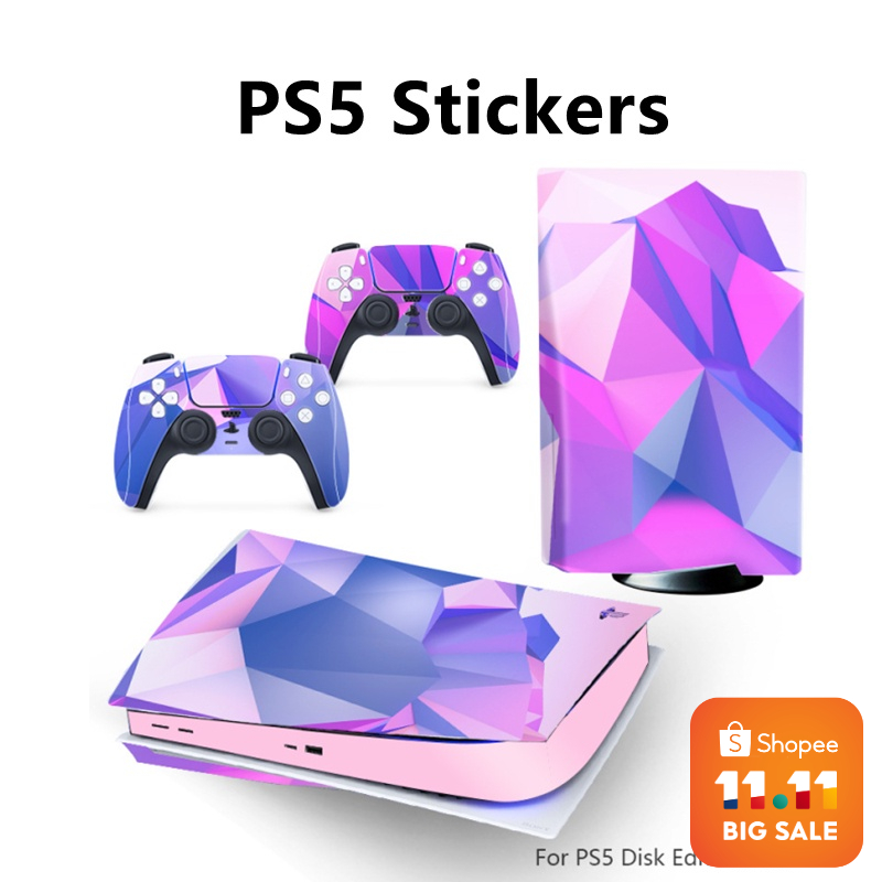 Sony ps5 optical drive version game console sticker protective film ...