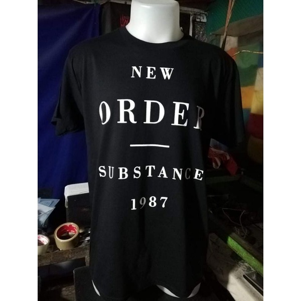 NEW ORDER SUBSTANCE ROCK BAND TSHIRT | Shopee Philippines