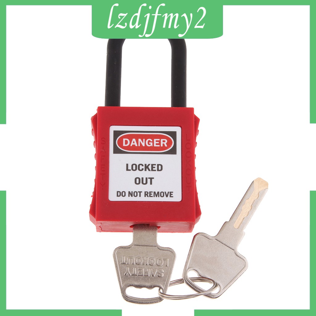 Flying cars Security Lockout Padlock with Writable Label, PVC, High ...