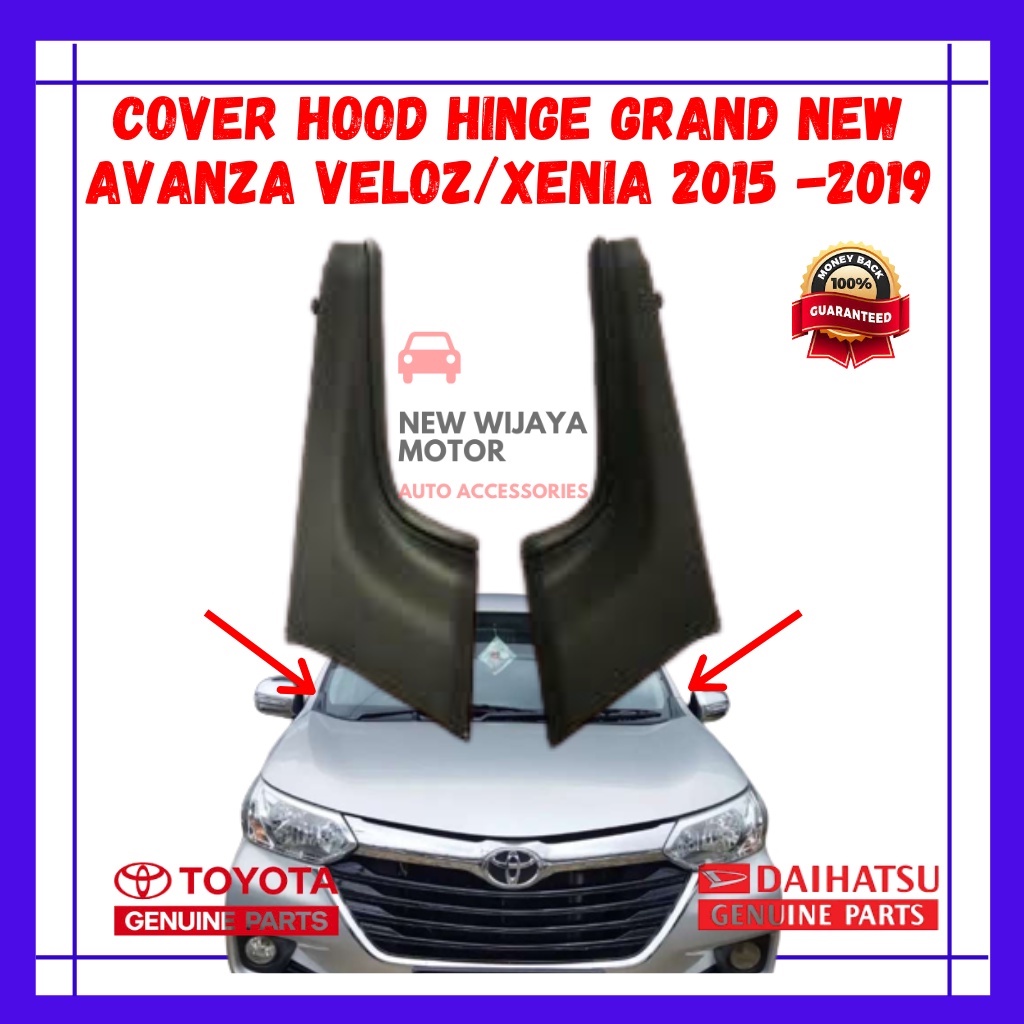 MESIN Engine HOOD COVER/ HOOD HINGE GRAND NEW AVANZA Veloz 2015 - 2019 ...
