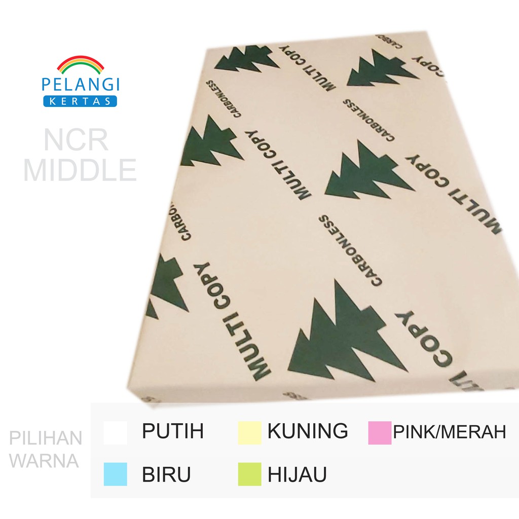 NCR Folio/F4 MIDDLE Paper 1 Rim Multicopy | Shopee Philippines