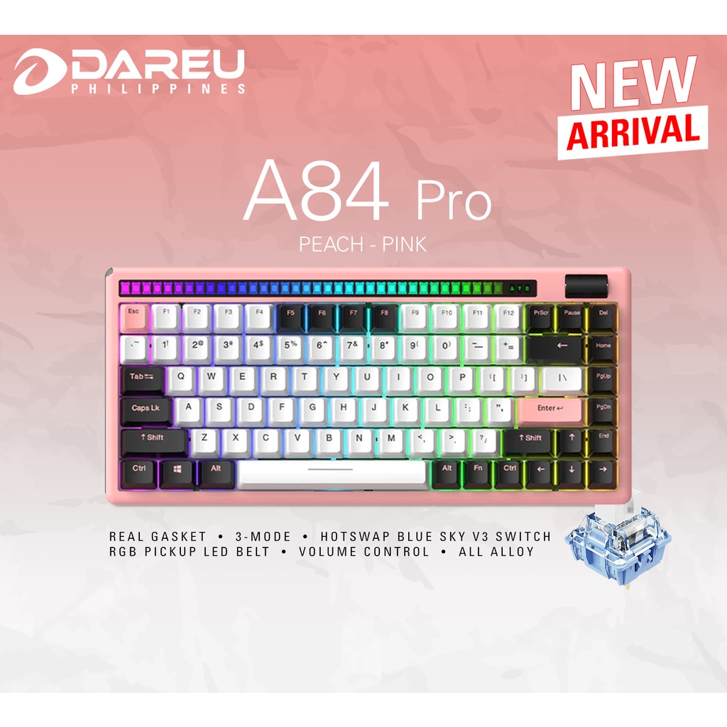 Dareu A84 Pro Hotswap Blue Sky V3 Switch | Shopee Philippines